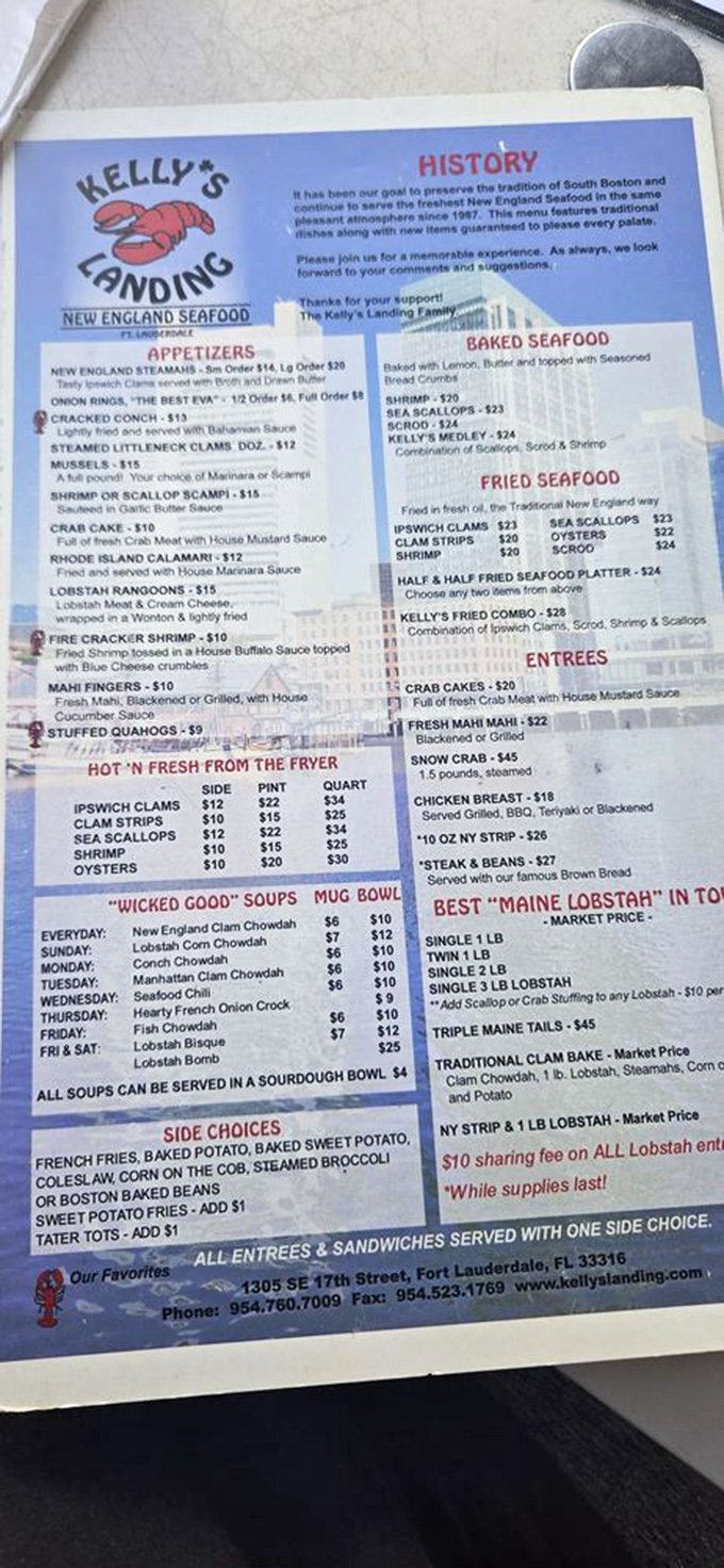 This menu isn't just a list of food – it's a love letter to New England seafood traditions that'll have you plotting multiple visits.