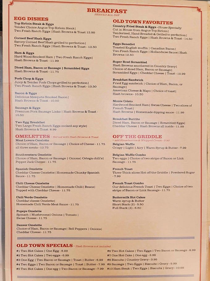 A menu that reads like a greatest hits album of American comfort food, no pretense required.