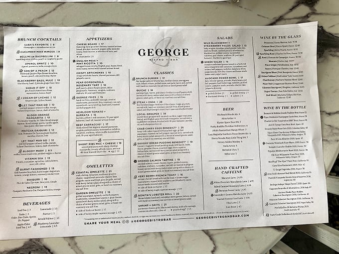 The menu reads like a love letter to both comfort and sophistication – proof that you don't need to choose between familiar favorites and culinary adventure.
