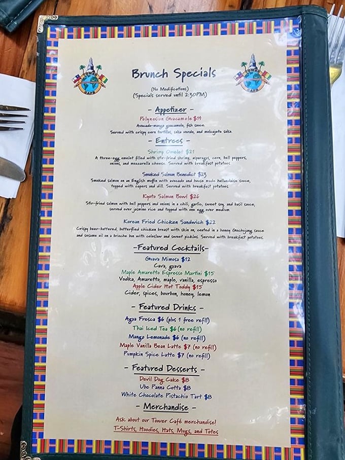 This isn't just a menu—it's a passport to global flavors, from Korean fried chicken to Polynesian guacamole, all without leaving Sacramento.