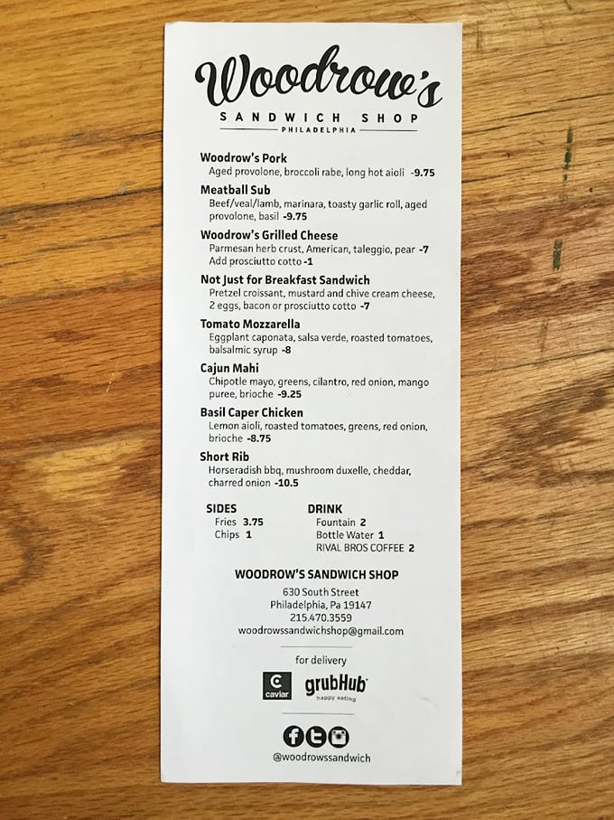 A menu of possibilities that reads like poetry. Each description promises a flavor journey worth every calorie and mile traveled.