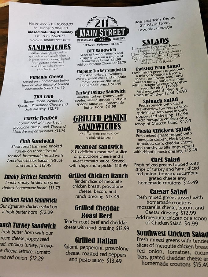 The menu reads like a love letter to sandwich perfection – no molecular gastronomy needed when you've mastered the classics this well.