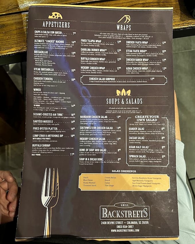 This menu isn't just a list of options—it's a roadmap to happiness. The hardest journey? Deciding what to order first.