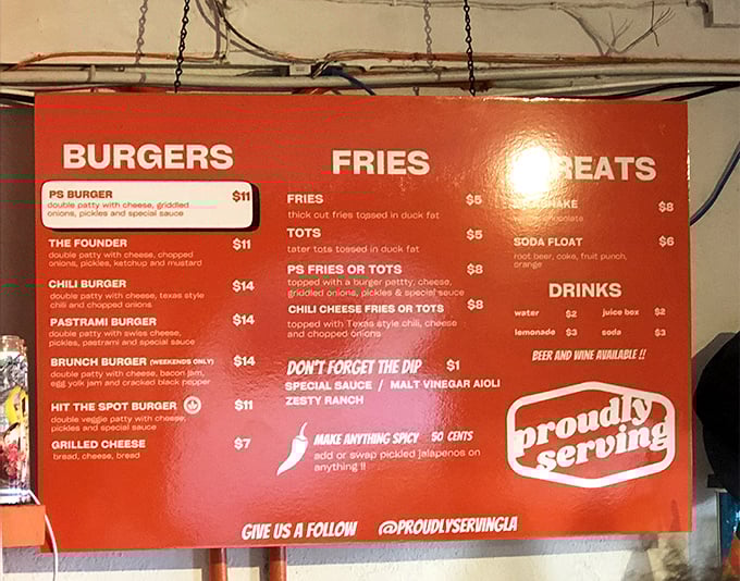 This isn't just a menu—it's a roadmap to happiness. Simple, focused, and guaranteed to make decision-making the hardest part of your visit.
