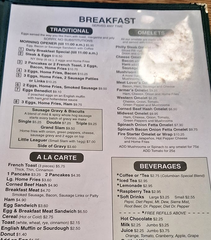 Breakfast served all day because Kissner's understands that sometimes you need pancakes at 4pm. Life's too short for arbitrary meal times!
