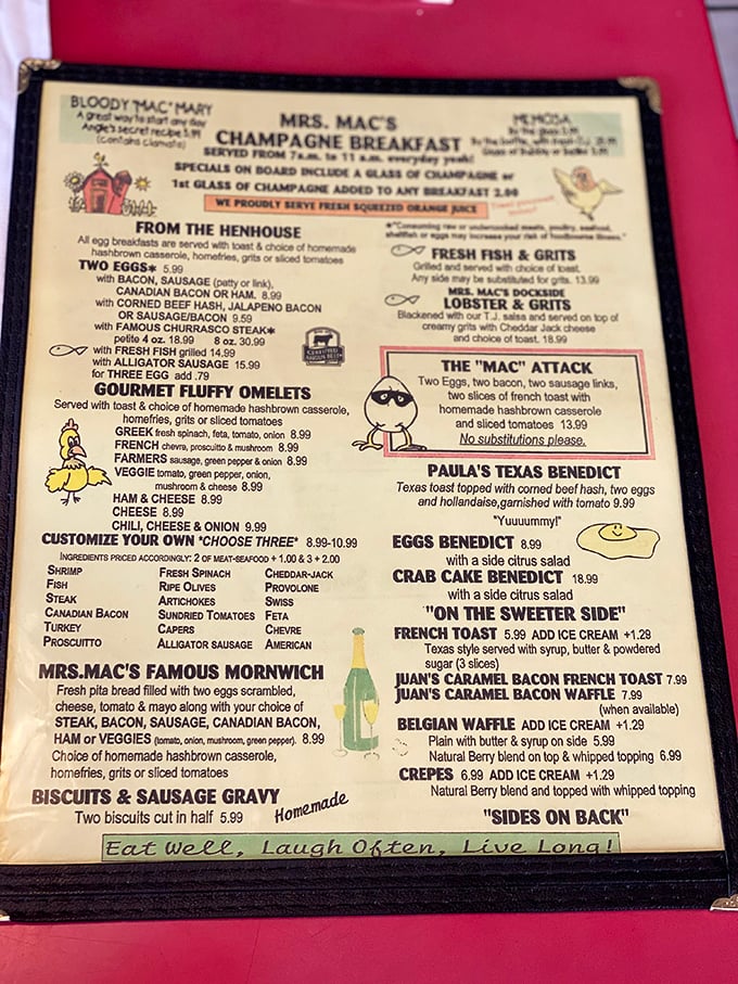 The menu reads like a love letter to comfort food, with the "Mac Attack" daring even the heartiest appetites to clean their plates.