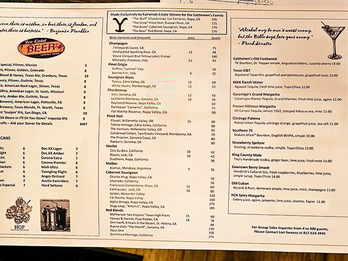 A menu that doesn't need fancy fonts or pretentious descriptions—just straightforward offerings of what might be your last meal request.