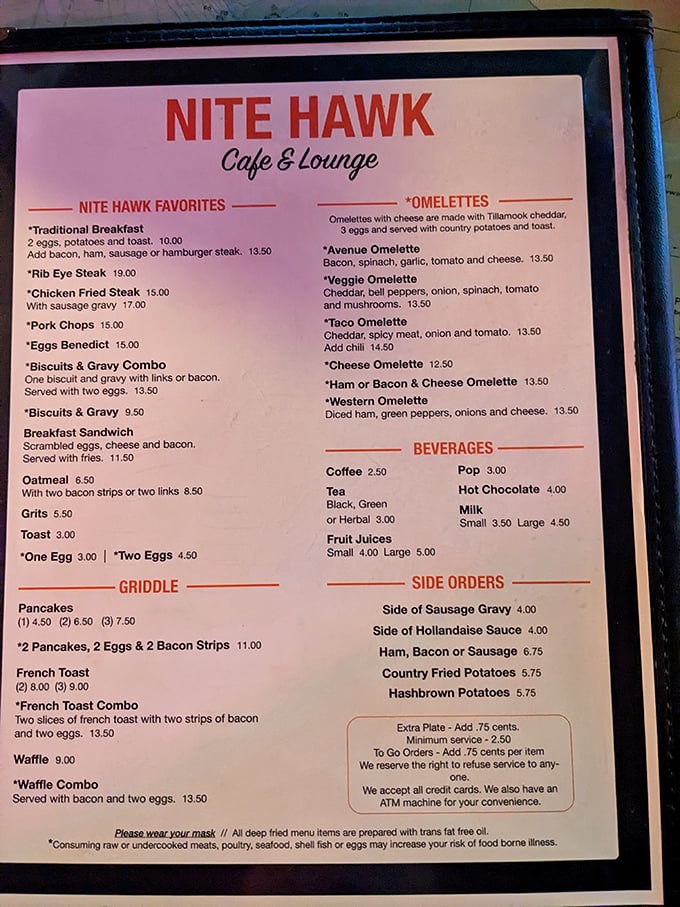 The menu reads like a love letter to American classics – no molecular gastronomy or deconstructed anything, just honest food that speaks a universal language.