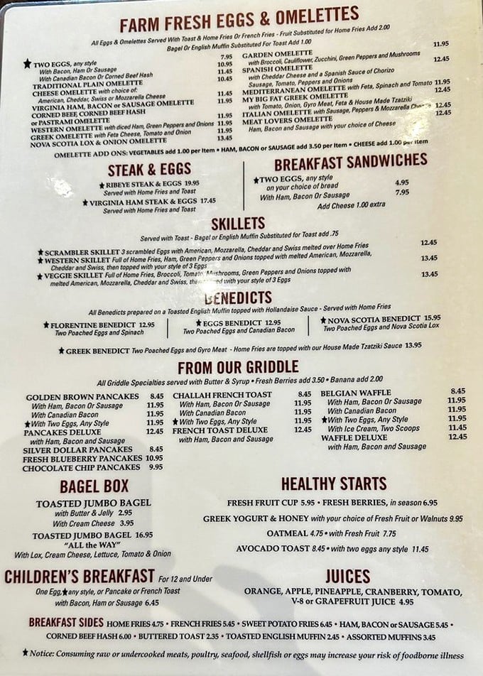 Wake up, taste buds — this menu is a morning mixtape of sizzling skillets, golden pancakes, and omelets big enough for an encore.