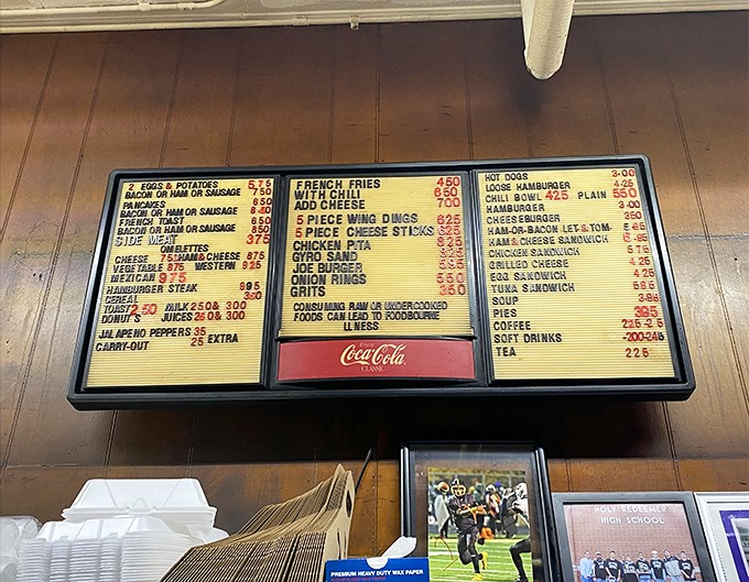 No fancy fonts or pretentious descriptions here—just honest food at honest prices. The menu board is practically a historical document of Detroit dining.