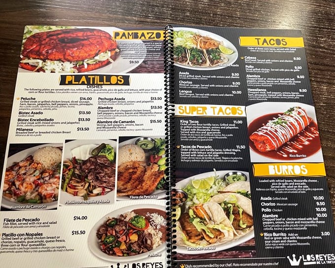 A menu that reads like a love letter to Mexican cuisine. So many choices, so little stomach space—the foodie's eternal dilemma.