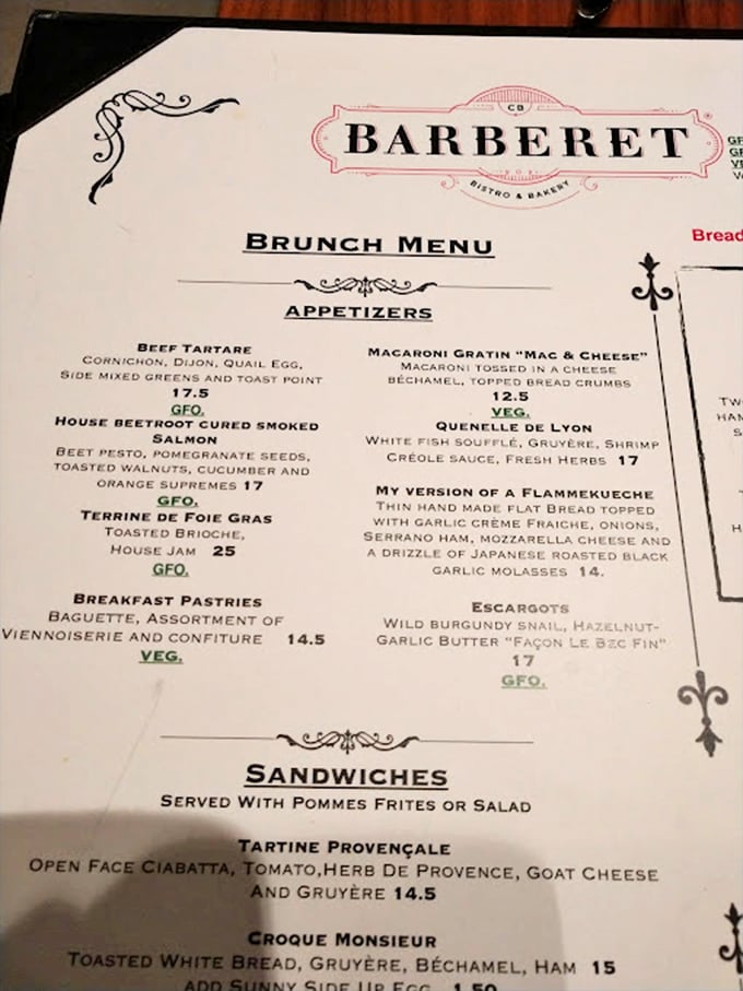 This isn't just a menu—it's a passport to France. Each description promises a journey that your taste buds will thank you for taking.