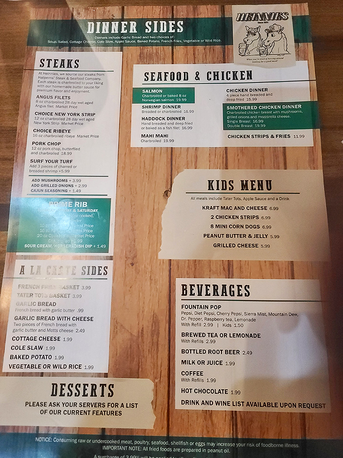 The menu tells the real story – a focused selection of perfectly executed classics. When you do fewer things, you can do them extraordinarily well.