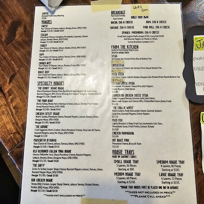 The menu board – a literary masterpiece that makes choosing just one sandwich harder than picking a favorite child.