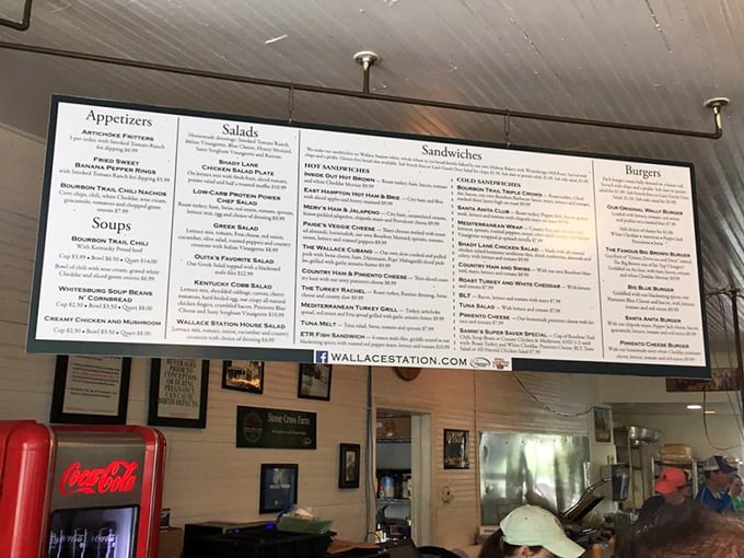 The menu board – a roadmap to delicious possibilities. Like choosing your favorite Beatles album, there are no wrong choices, only degrees of delight.
