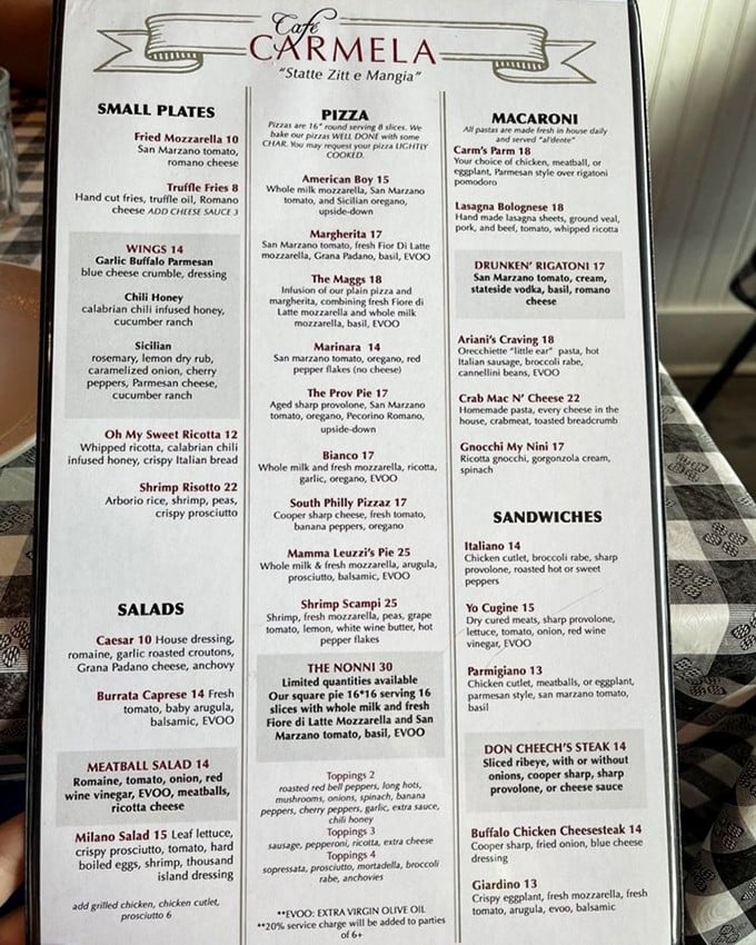 The menu that launched a thousand road trips – your cardiologist's nightmare, your taste buds' dream.
