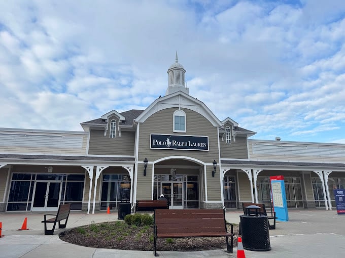 The Polo Ralph Lauren store channels New England prep school architecture, making you feel instantly more sophisticated even before you try on that discounted oxford shirt.