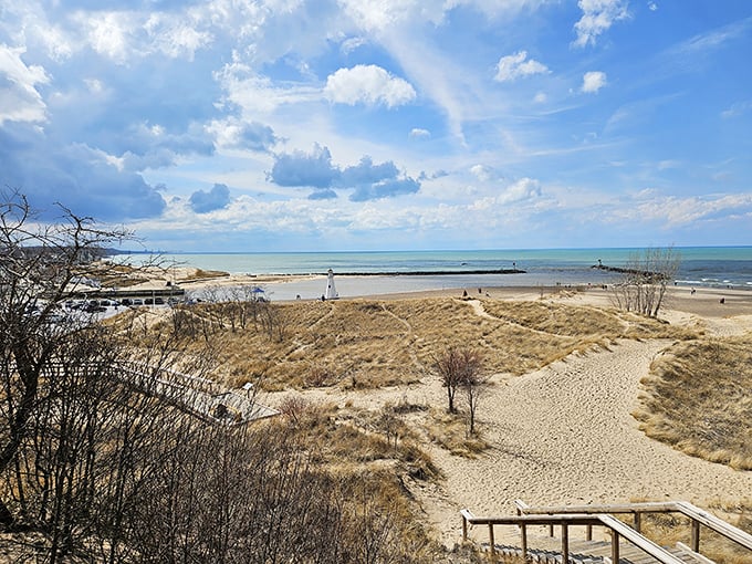 Nature's rollercoaster – these windswept dunes offer both a cardio workout and views that make your Instagram followers question your "just in Michigan" location tag.