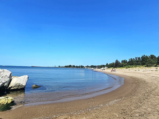 Lake Michigan's crystal waters create the optical illusion of an ocean vacation, minus the salt and sharks but with all the relaxation.