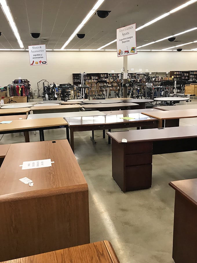 Office furniture galore! From executive desks to humble workstations, this is where productivity meets affordability in the most satisfying way.