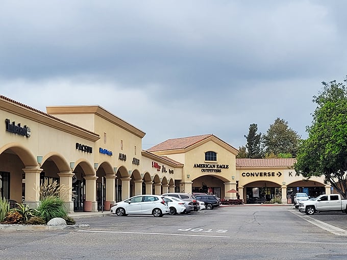 A shopper's paradise where American Eagle neighbors Converse—democracy in retail form where everyone's wallet gets a vote.