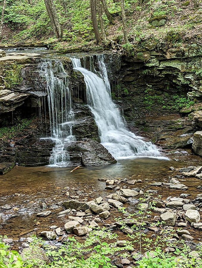 Who needs a spa day when Mother Nature provides her own version? This cascading waterfall offers free sound therapy with every visit. 
