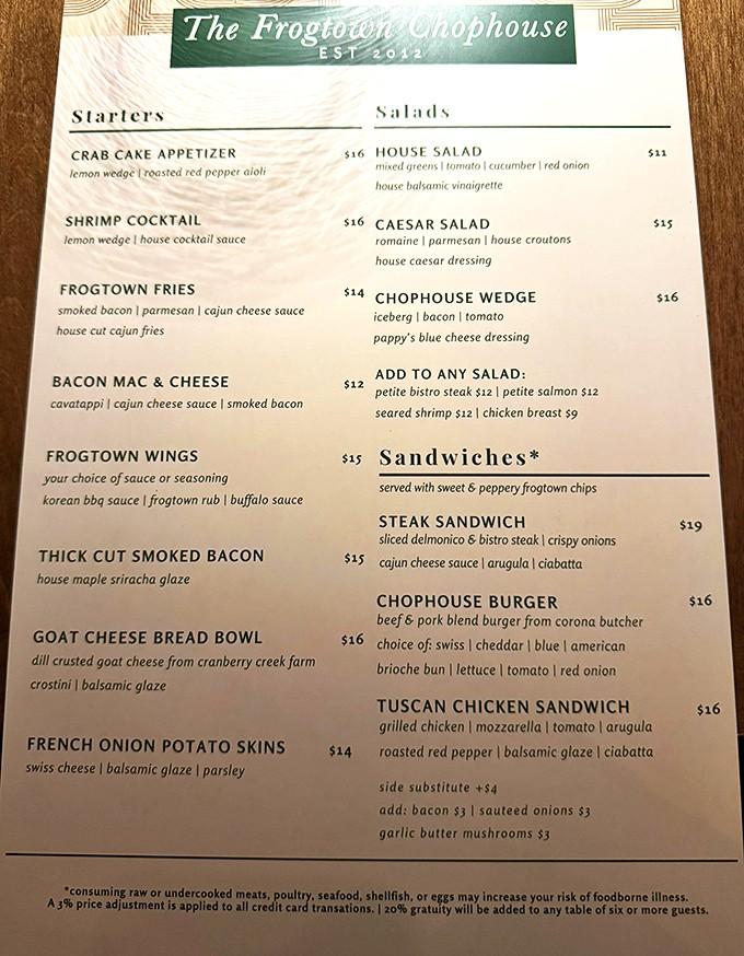 When a menu makes your mouth water before you've even ordered, you know you're in for something special.