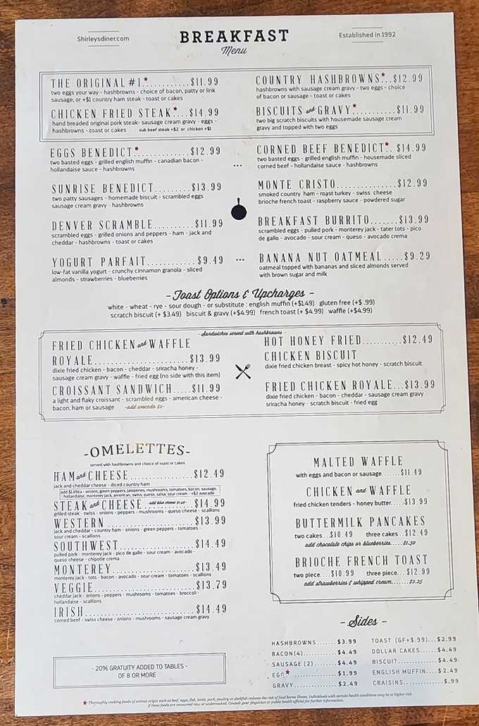 That menu reads like a love letter to your cholesterol, but what a way to go.
