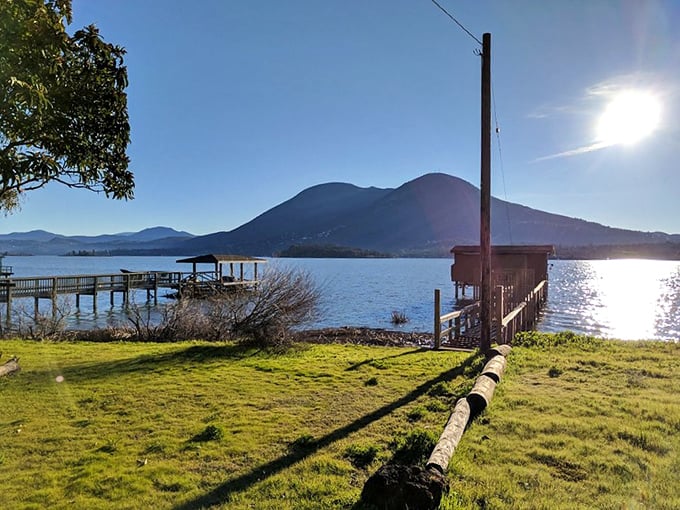 Clear Lake's pristine waters reflect both mountain beauty and the promise of affordable lakeside living.