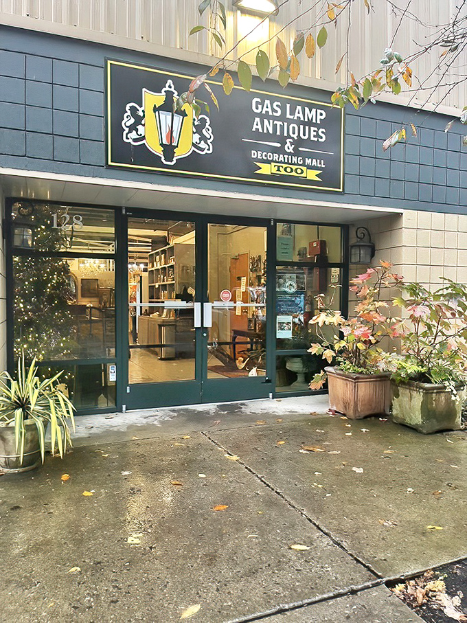 GasLamp Too's modern storefront hides a wonderland of vintage finds – proof that good taste never truly goes out of style.