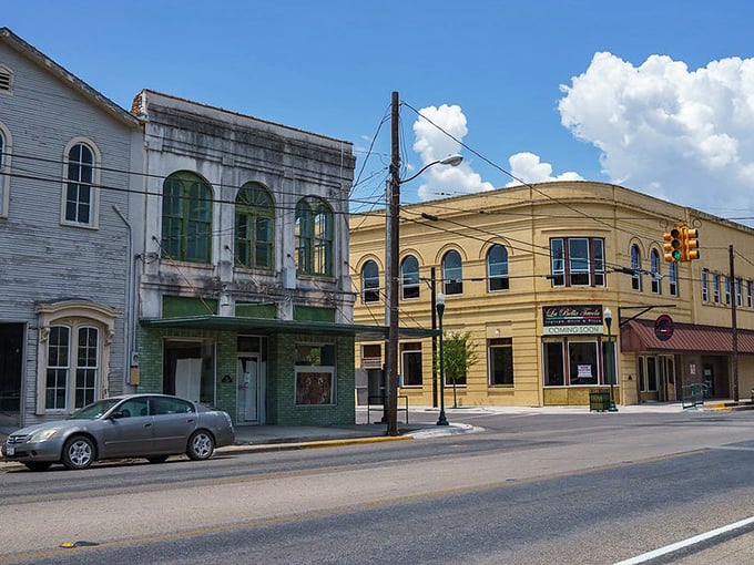 Gonzales downtown feels like stepping onto a movie set where every building has earned its character lines.