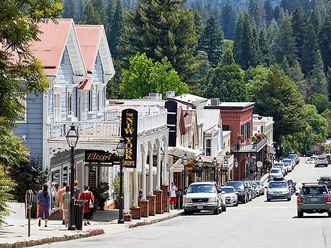Gold Rush elegance lives on in Nevada City's perfectly preserved Victorian main street charm.