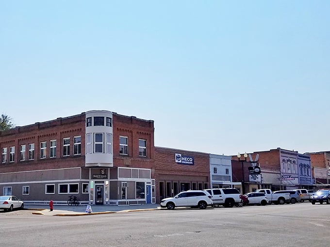 Brick-built bargains! Payette's curved bay windows overlook a downtown where your Social Security check buys more than just necessities—it buys a community that remembers your name.