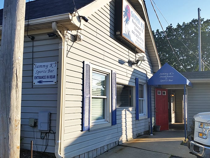 Sammy K's modest storefront is like finding a Rembrandt at a garage sale – unassuming outside, magnificent inside.