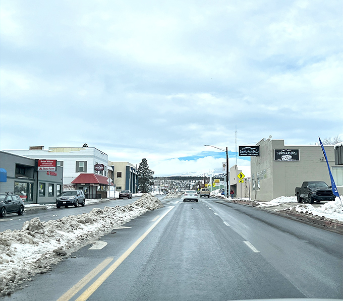 Snow-dusted streets transform this valley town into a winter wonderland worth calling home.