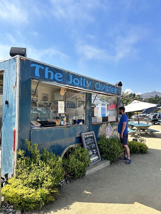 The unassuming blue shack that’s become Ventura’s best-kept secret for oyster lovers craving authentic coastal flavors.