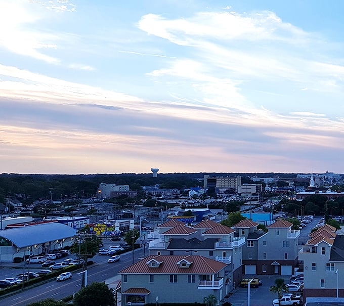 Virginia Beach's skyline stretches toward endless summer sunsets - more than just sand and surf here. 