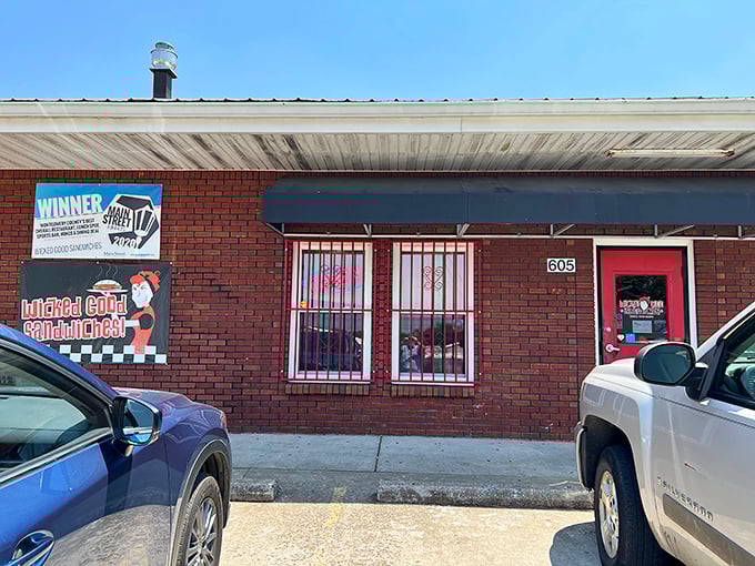 Sometimes the best treasures hide behind brick walls - this winner knows sandwich secrets.