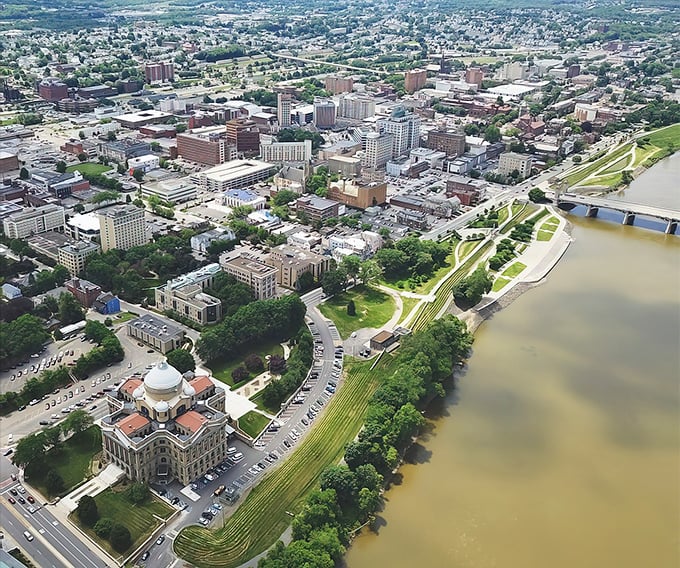 Wilkes-Barre's from above shows a busy downtown that invites exploration without emptying wallets, a rare combination in today's world.