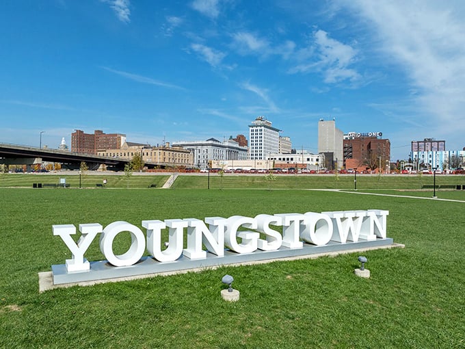 Youngstown's skyline tells a comeback story, where steel city grit meets modern hope and determination.