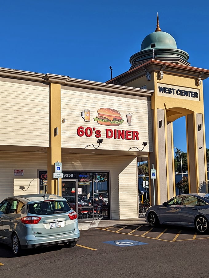 Classic American diner vibes with a twist – like finding a jukebox that actually plays good music.