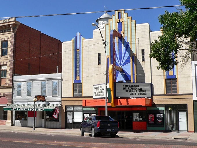 The vibrant Alliance Theater marquee adds a splash of color to downtown – offering entertainment that won't require a second mortgage to enjoy.
