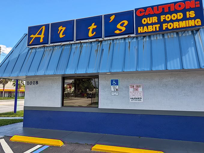 Like finding a $20 bill in old jeans, Art's Sandwich Shop delivers unexpected joy in a simple blue package.