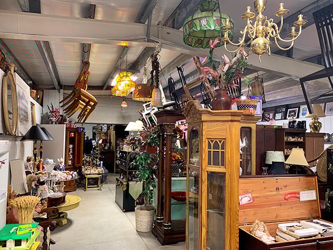 That welcoming entrance leads to indoor comfort where weather never ruins your perfect treasure hunting day.