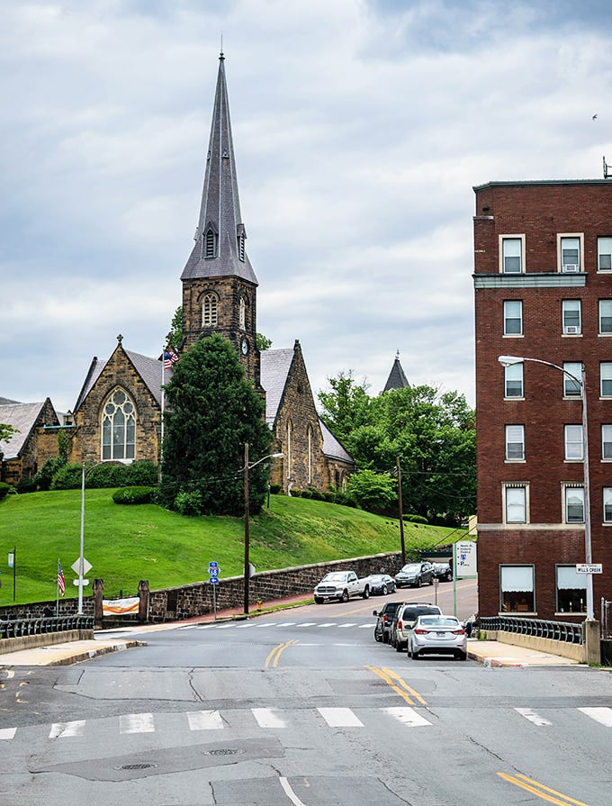 Cumberland’s historic charm rises with its steeples, where old stone churches and classic architecture tell stories of the past.