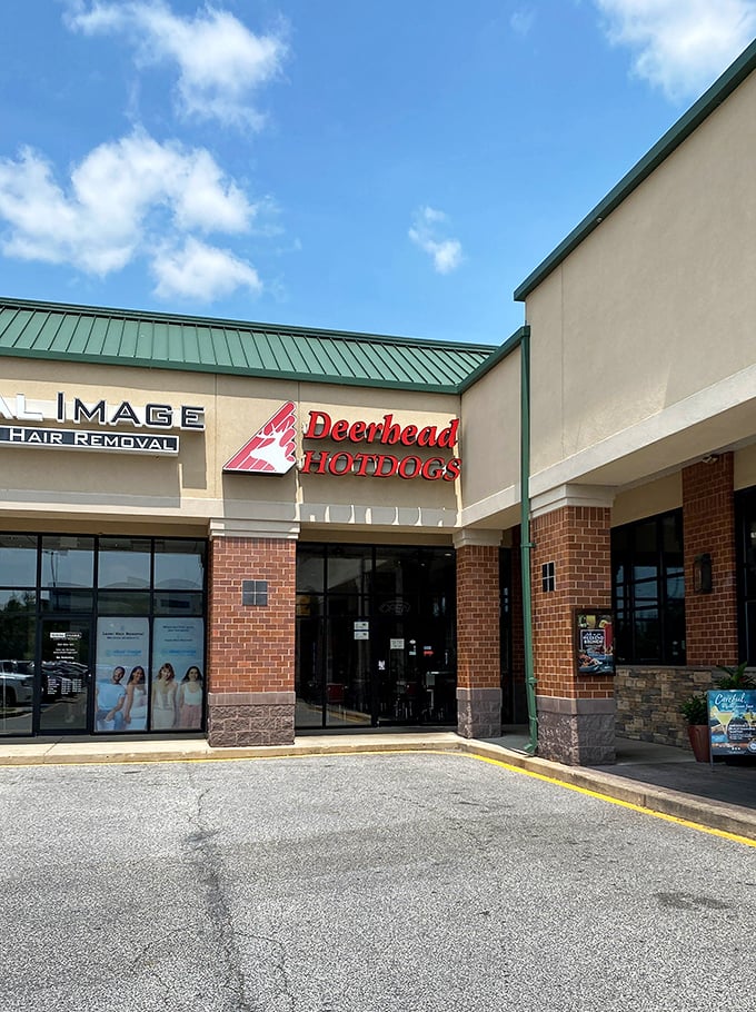 Strip mall? More like flavor mall! This unassuming spot serves up dogs worthy of a downtown destination.