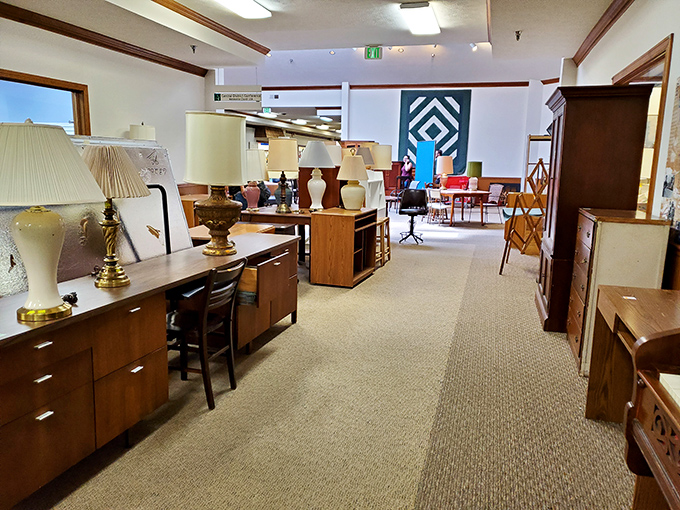 Furniture displays that rival showrooms prove that quality craftsmanship never goes out of style, regardless of age.
