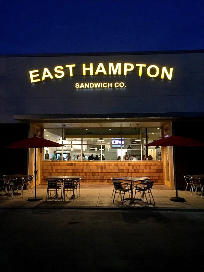When the lights are on and the kitchen's humming, you know something special's cooking inside.