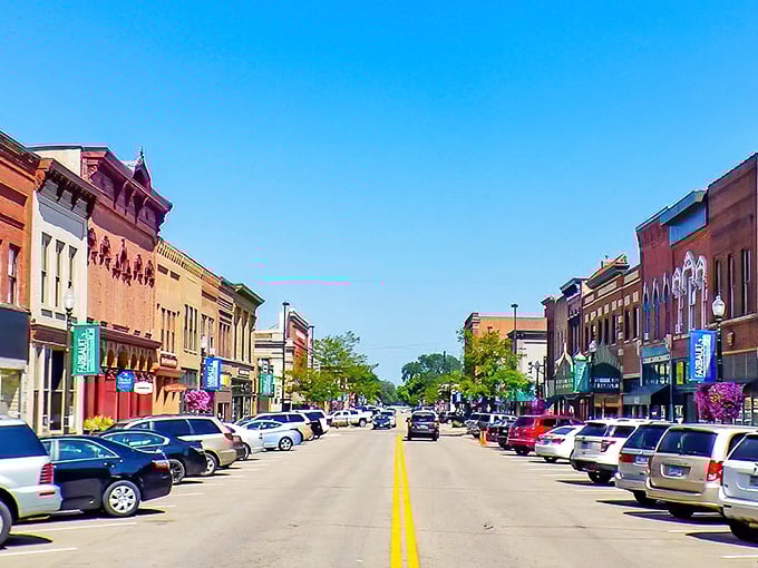 Parallel parking and parallel savings! Faribault's postcard-perfect downtown where Social Security checks stretch like taffy.