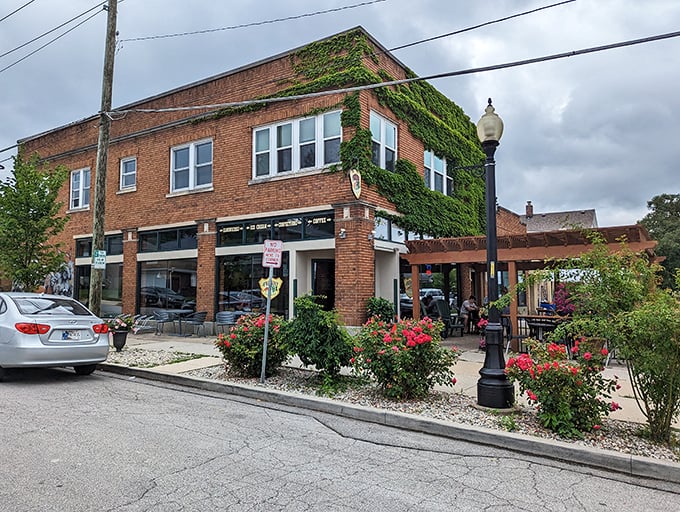 Friendly Fox: The kind of place Norman Rockwell would paint—ivy-covered brick, welcoming porch, and sandwiches that taste like hometown pride.